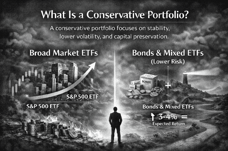 Aggressive vs Conservative Portfolios: Risk, Returns, ETF Examples ...