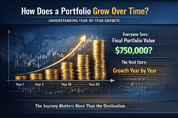 Investment Portfolio Growth Over Time (Year-by-Year Calculator)